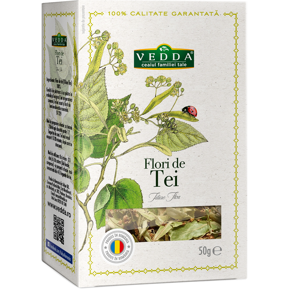 Ceai medicinal din plante vrac, Flori de Tei - Vedda - Ceaiul familiei tale